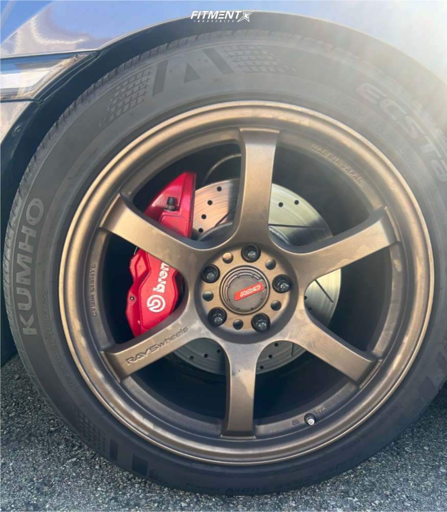 2020 Honda Civic Si with 18x9.5 Gram Lights 57dr and Kumho 245x45 on ...