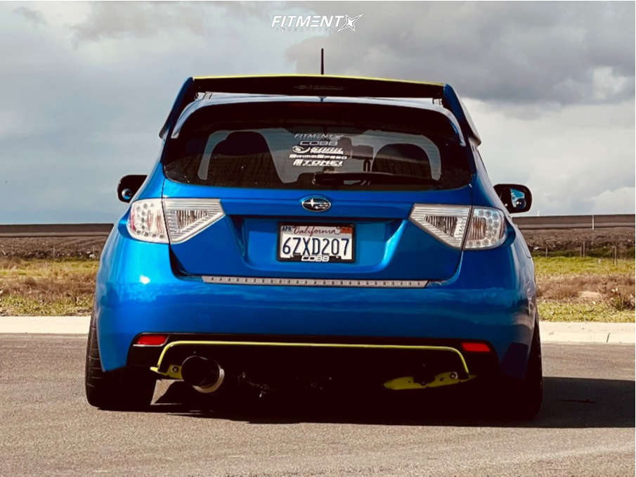 2013 Subaru WRX Base with 18x9.5 Rotiform Las-r and Falken 245x40 on ...