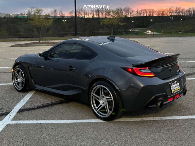 2022 Toyota GR86 Base with 18x9.5 Anovia Carrier and Michelin 245x40 on ...