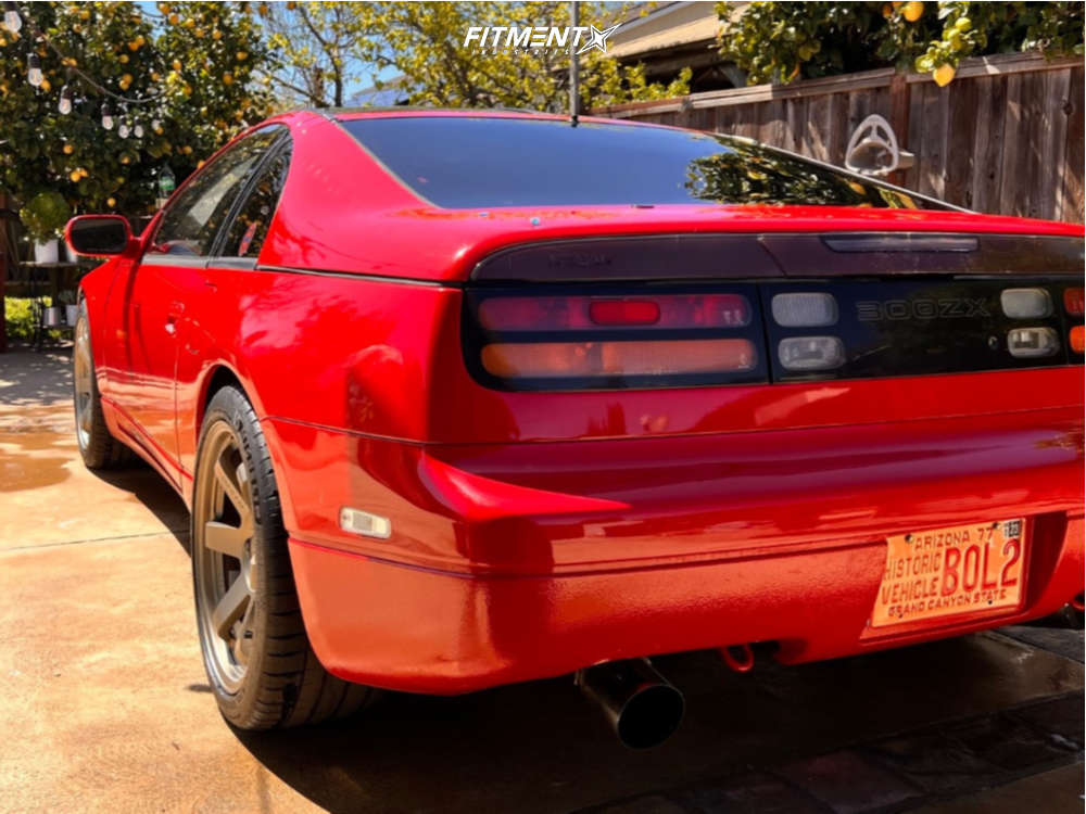 1990 Nissan 300ZX Turbo with 18x8.5 AVID1 Av6 and Michelin 245x40 on ...