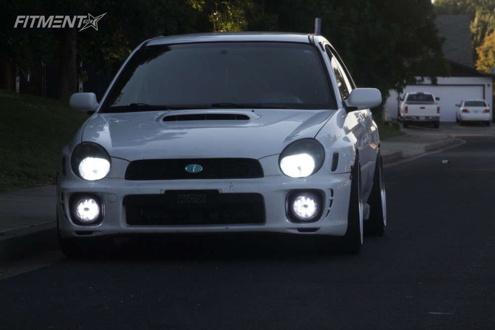2002 Subaru WRX Base with 18x9.5 Varrstoen Es8 and Falken 245x40 on ...