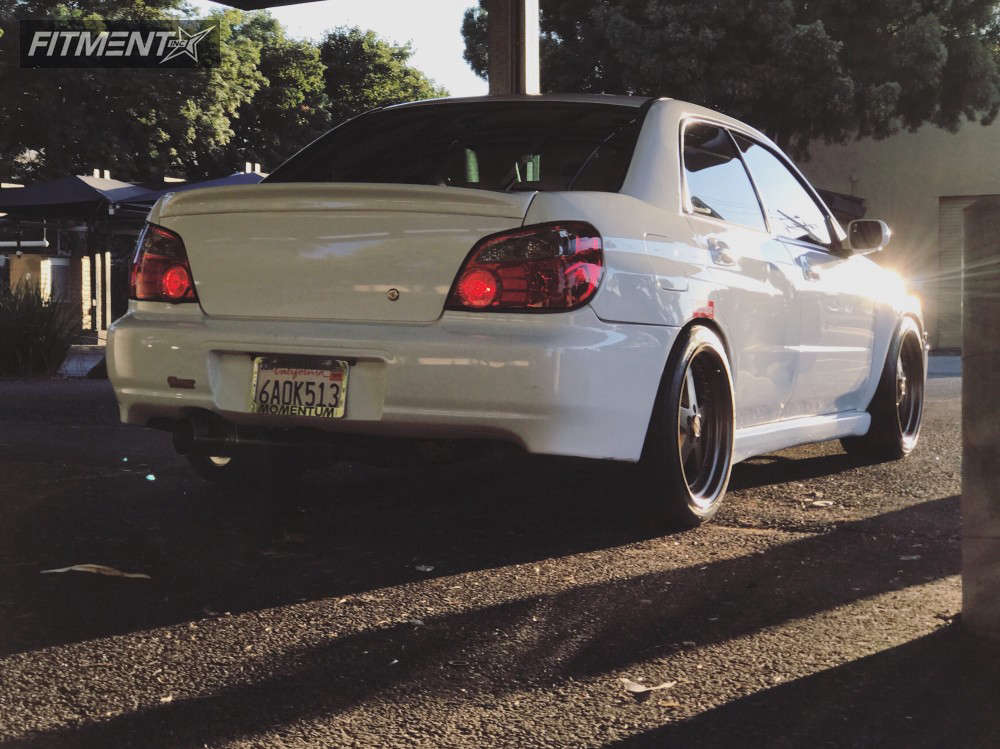 2002 Subaru WRX Base with 18x9.5 Varrstoen Es8 and Falken 245x40 on ...