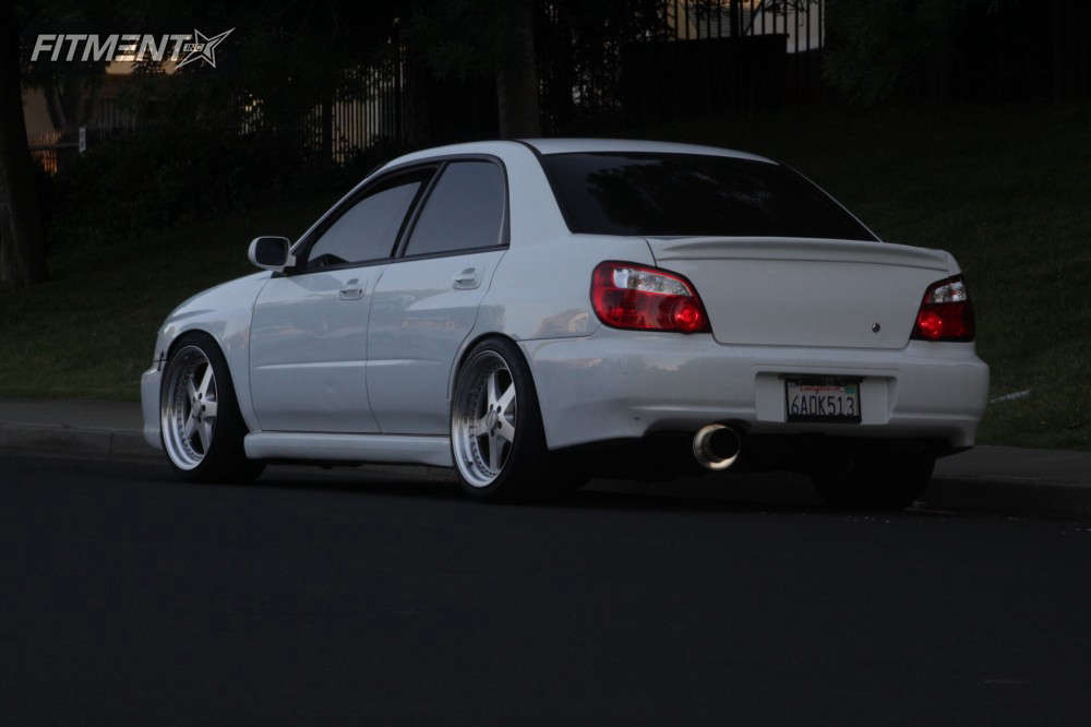 2002 Subaru WRX Base with 18x9.5 Varrstoen Es8 and Falken 245x40 on ...