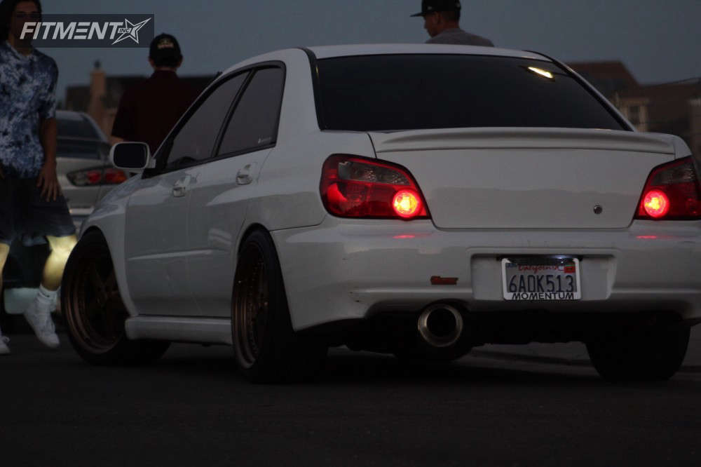 2002 Subaru WRX Base with 18x9.5 Varrstoen Es8 and Falken 245x40 on ...