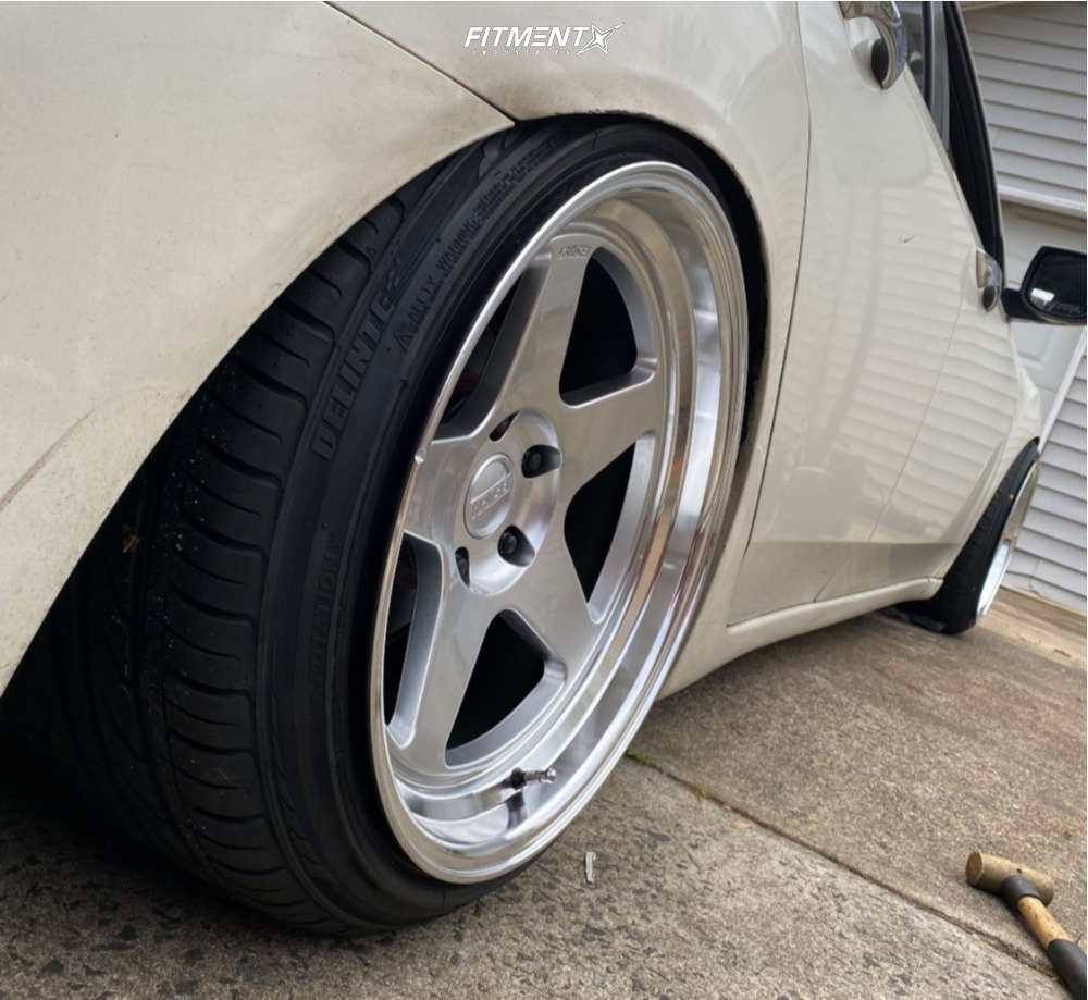 2009 Acura TSX Tech pack with 18x10.5 Kansei Knp and Delinte 225x40 on Coilovers | 2627229 ...