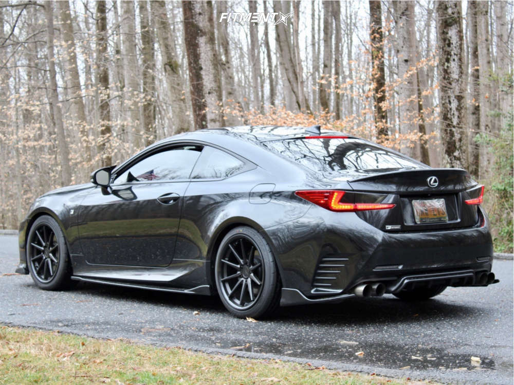 2017 Lexus RC300 F Sport with 19x8.5 Ferrada Fr4 and Yokohama 235x40 on ...