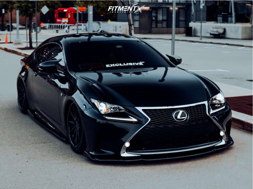2017 Lexus RC300 F Sport with 19x8.5 Ferrada Fr4 and Yokohama 235x40 on ...