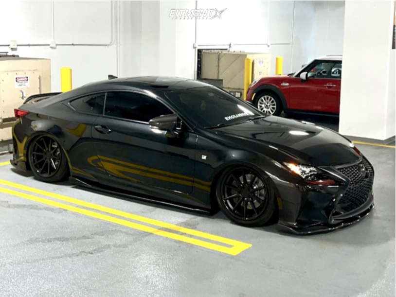 2017 Lexus RC300 F Sport with 19x8.5 Ferrada Fr4 and Yokohama 235x40 on ...