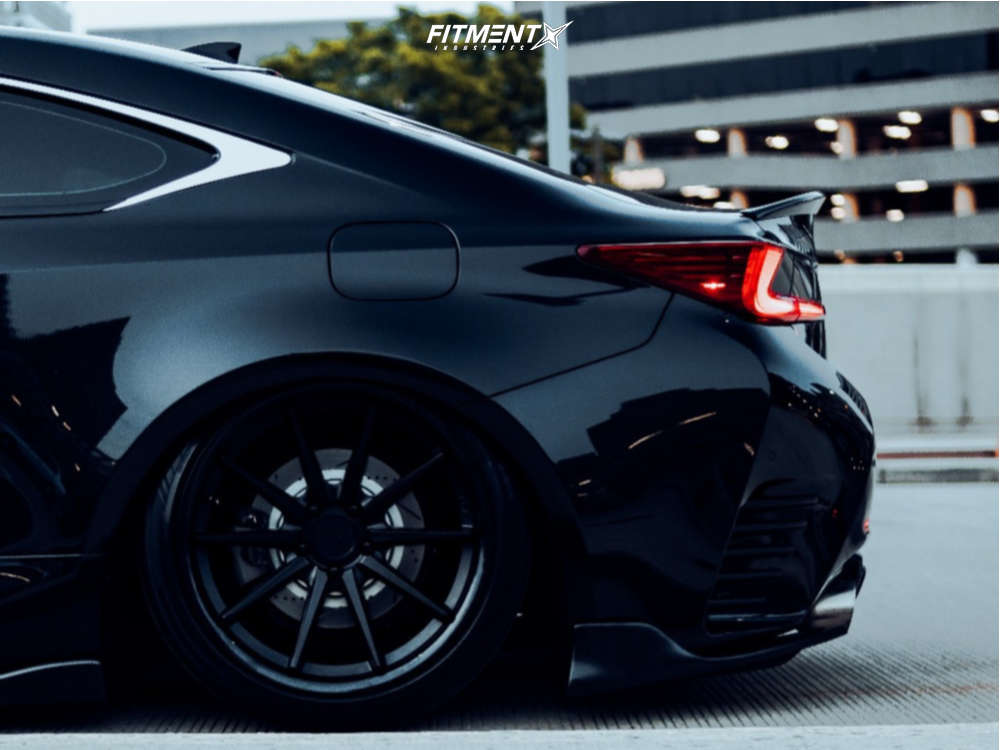 2017 Lexus RC300 F Sport with 19x8.5 Ferrada Fr4 and Yokohama 235x40 on ...