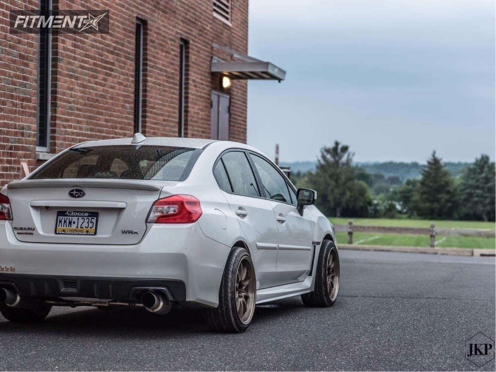 2017 Subaru WRX Base with 18x9.5 Volk CE28N and Yokohama 225x40 on ...
