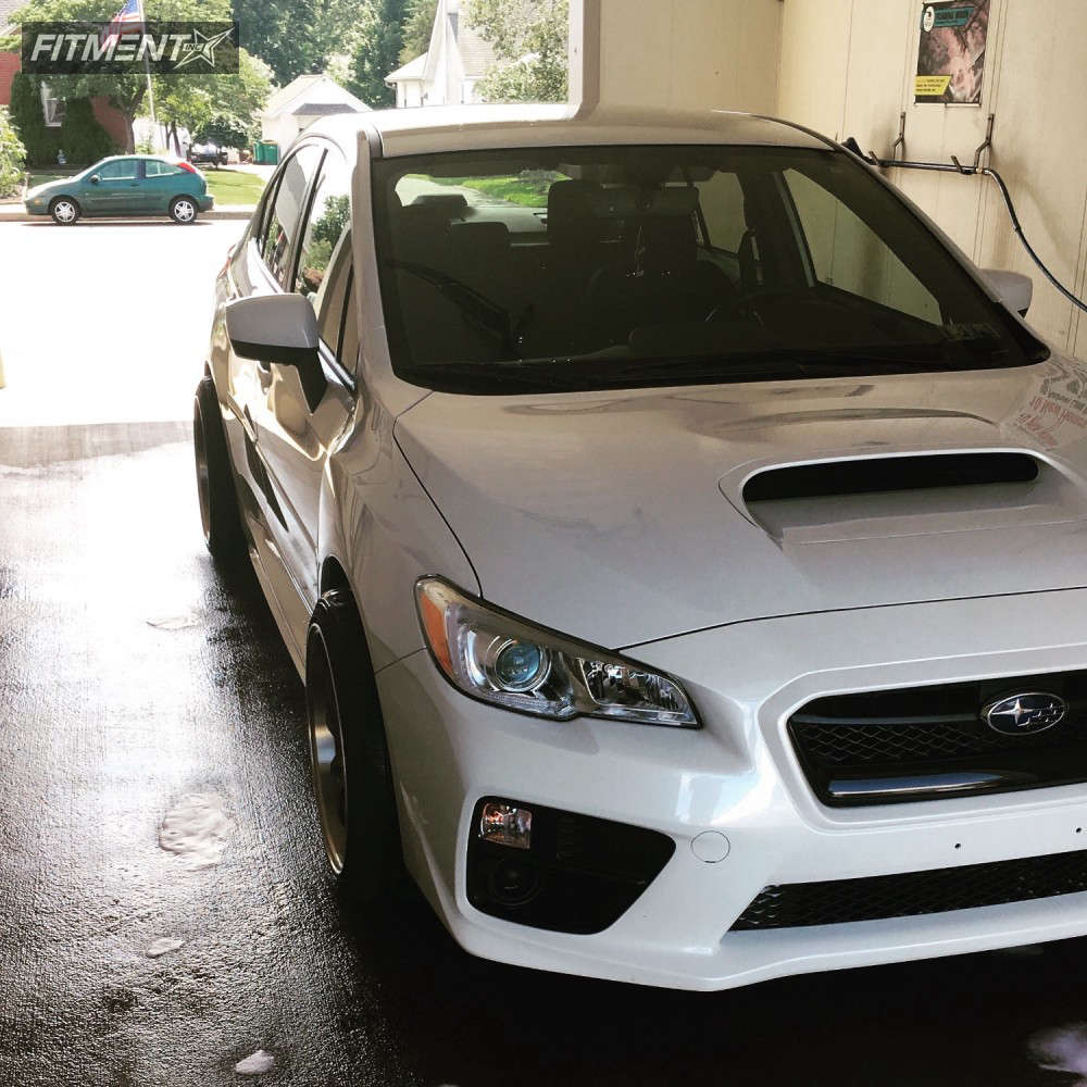 2017 Subaru WRX Base with 18x9.5 Volk CE28N and Yokohama 225x40 on ...