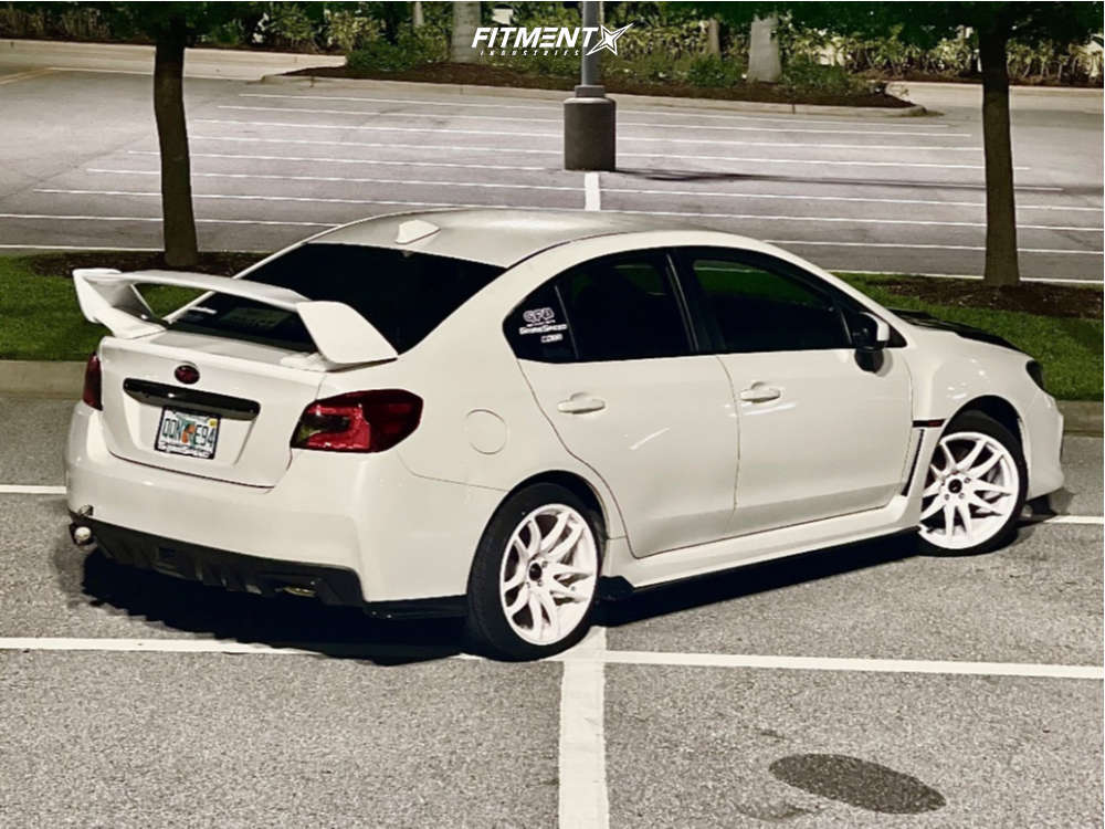 2019 Subaru WRX Base with 18x9.5 Vors Tr4 and Vercelli 225x40 on Stock ...