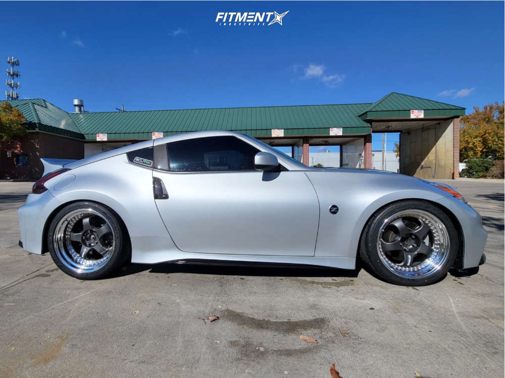 2015 Nissan 370Z Base with 19x10 Work Meister S1 3p and Falken 275x35 ...