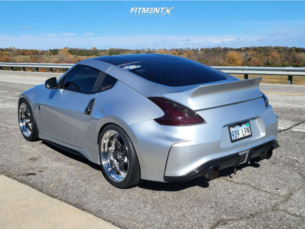 2015 Nissan 370Z Base with 19x10 Work Meister S1 3p and Falken 275x35 ...