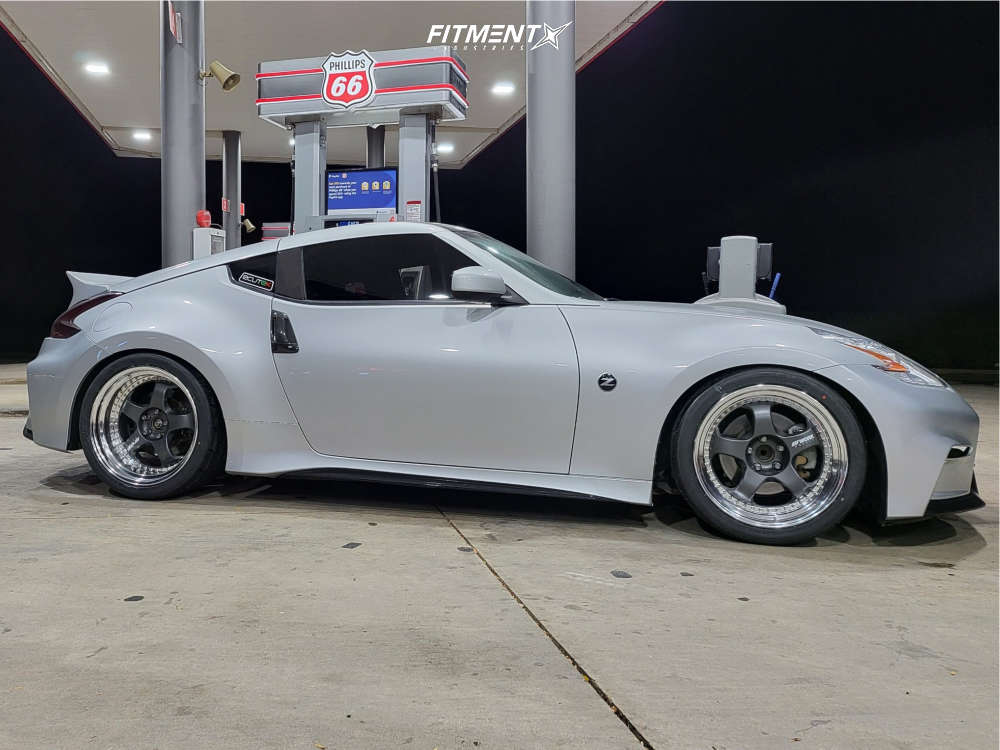 2015 Nissan 370Z Base with 19x10 Work Meister S1 3p and Falken 275x35 ...