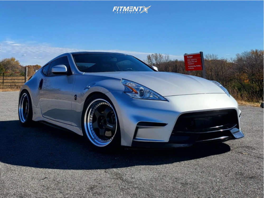 2015 Nissan 370Z Base with 19x10 Work Meister S1 3p and Falken 275x35 ...