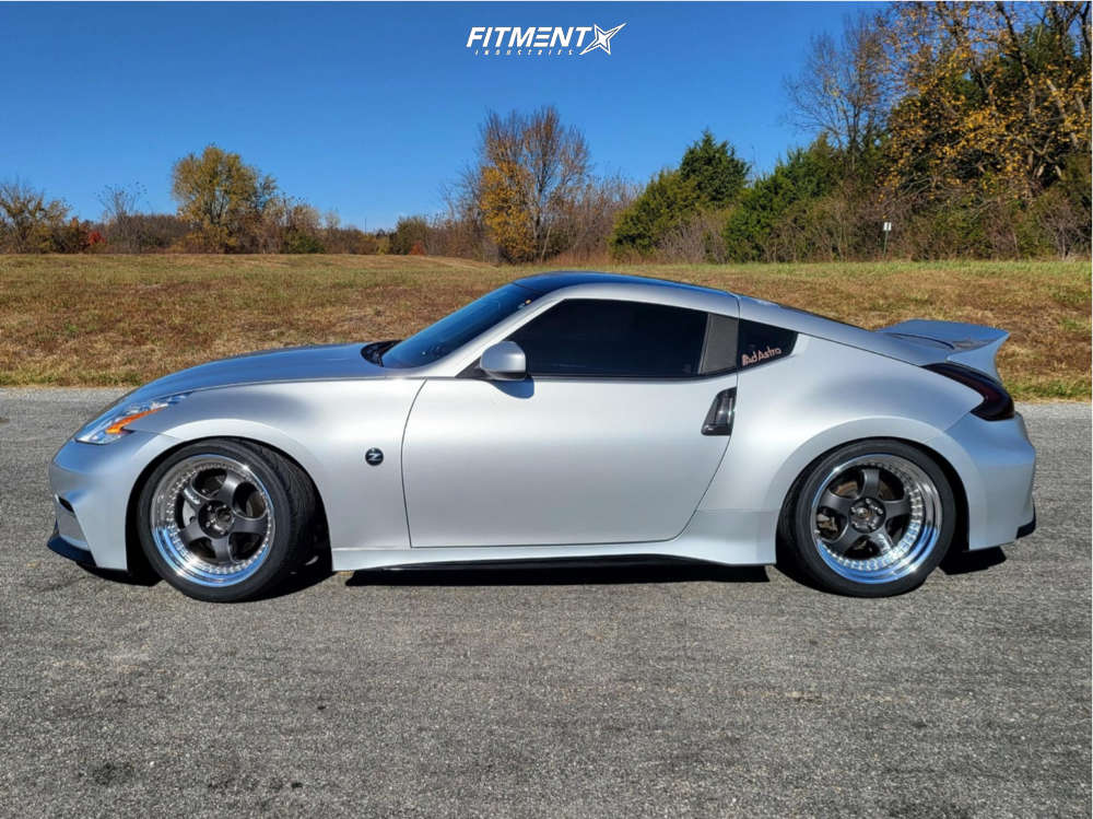 2015 Nissan 370Z Base with 19x10 Work Meister S1 3p and Falken 275x35 ...