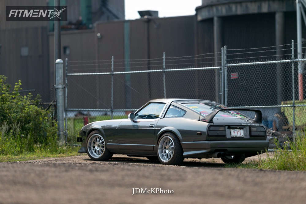 1980 Datsun 280Z Base with 17x9 Square G6 and Nexen 225x45 on Lowering ...