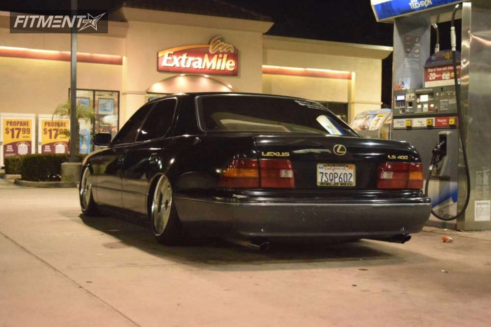 1995 Lexus LS400 Base with 18x8.5 Work Emotion Cr 2p and Accelera ...