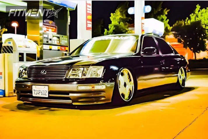 1995 Lexus LS400 Base with 18x8.5 Work Emotion Cr 2p and Accelera ...