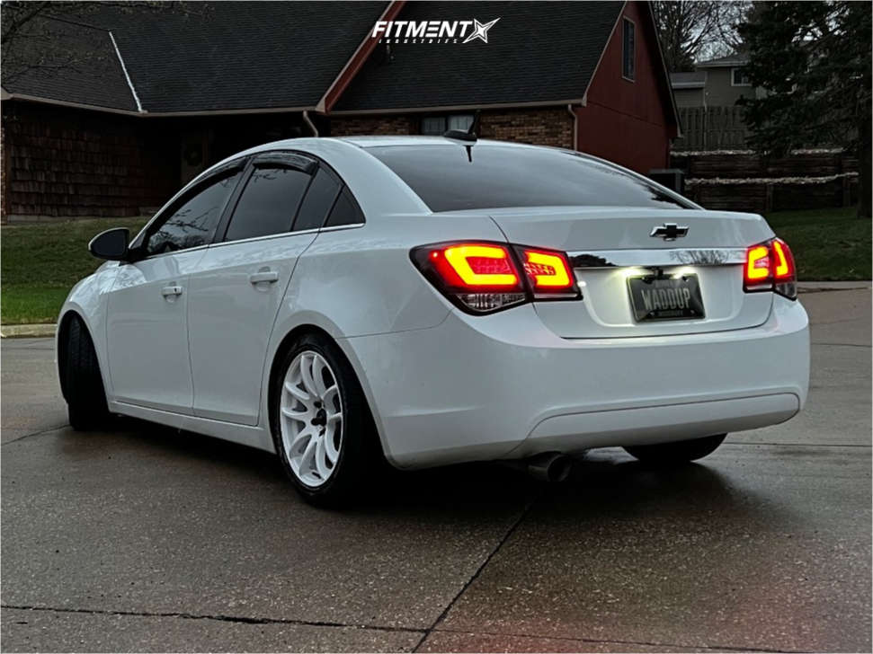 2015 Chevrolet Cruze LT with 17x8 Vors Tr4 and Vercelli 225x45 on ...
