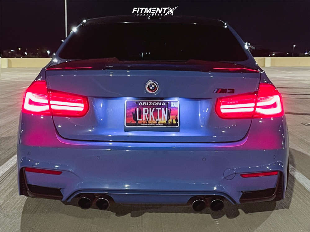 2016 BMW M3 Base with 19x10 Apex Arc-8 and Pirelli 275x35 on Lowering ...