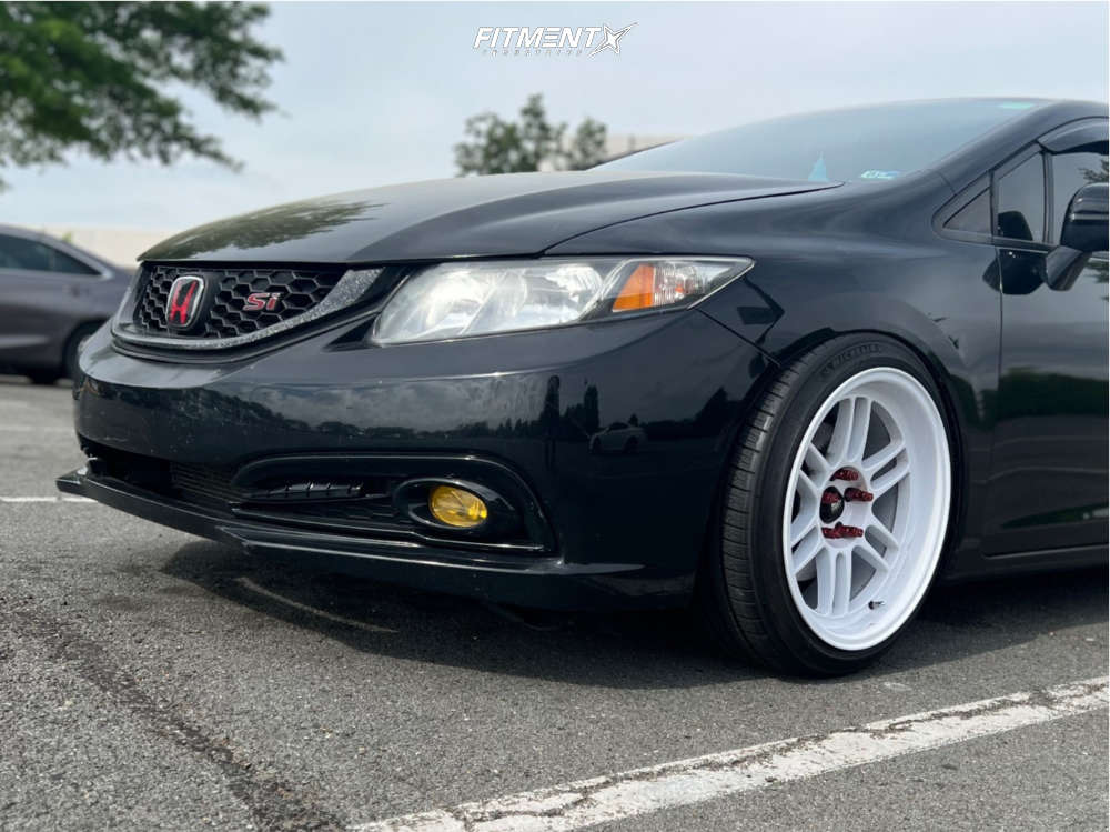 2014 Honda Civic Si with 18x9.5 MST Suzuka and Michelin 225x40 on ...