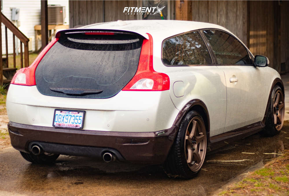 2008 Volvo C30 T5 R-Design with 18x8.5 Enkei Ts-5 and Pirelli 215x45 on ...