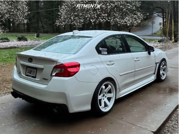 2017 Subaru WRX Premium with 18x9.5 AVID1 AV6 and Vercelli 245x45 on ...