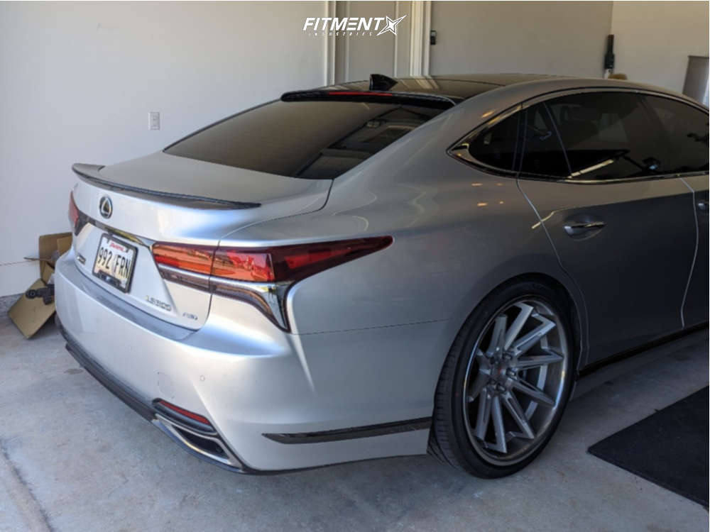 2020 Lexus LS500 F Sport with 22x9.5 Ferrada Cm2 and Lexani 265x35 on ...