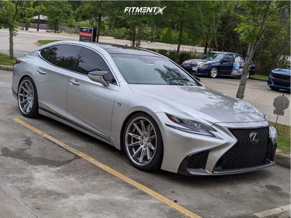 2020 Lexus LS500 F Sport with 22x9.5 Ferrada Cm2 and Lexani 265x35 on ...