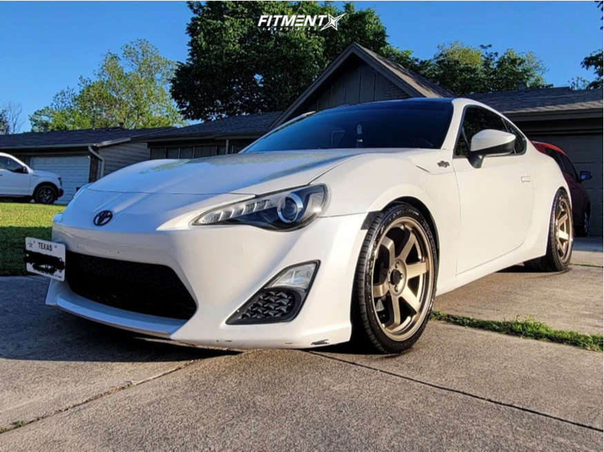 2013 Scion FR-S Base with 18x8.5 AVID1 AV6 and Falken 235x35 on ...