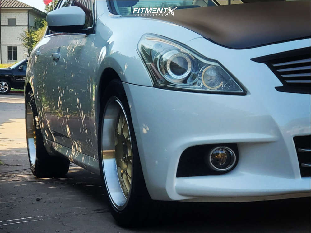2011 INFINITI G37 X Sport with 18x8.5 Shift Crank and Vercelli 245x45 ...