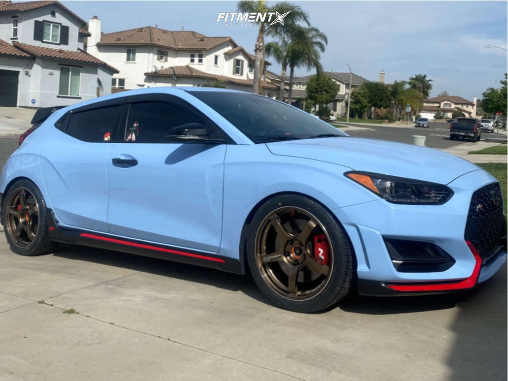 2022 Hyundai Veloster N Performance Package with 18x8 Advan Racing Tc4 ...