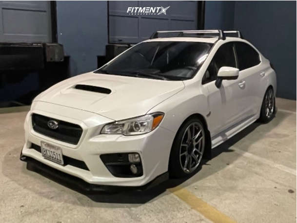 2017 Subaru WRX Premium with 18x9.5 Konig Heliogram and Delinte 225x40 ...