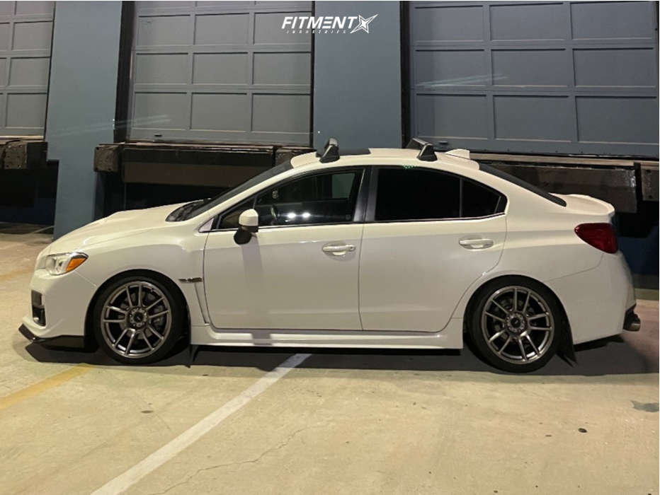 2017 Subaru WRX Premium with 18x9.5 Konig Heliogram and Delinte 225x40 ...