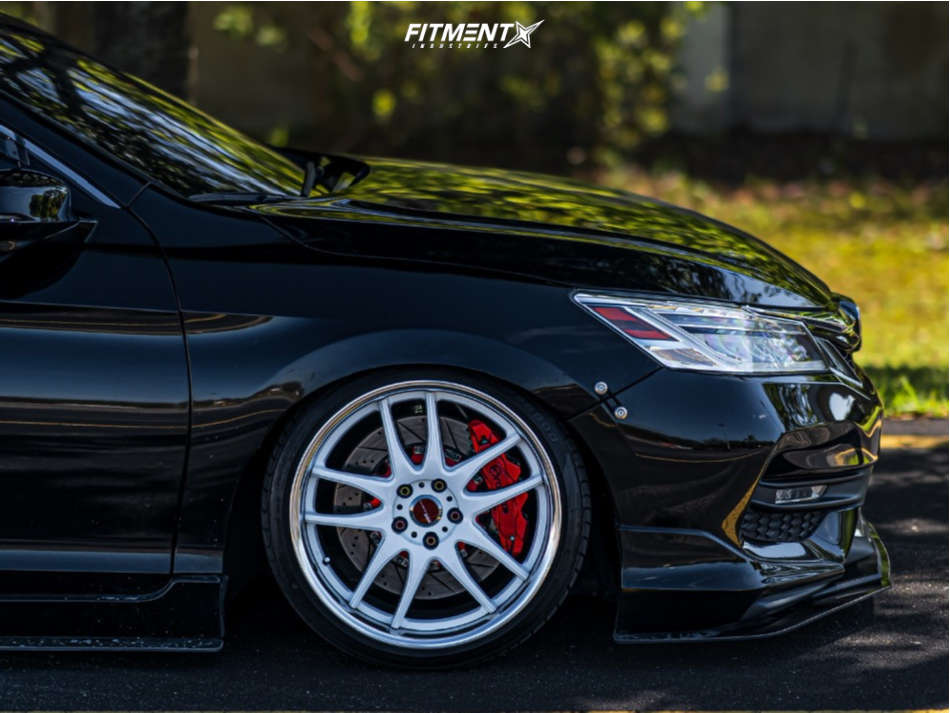 2016 Honda Accord EX-L with 19x9.5 Work Emotion Cr 2p and Ohtsu 225x35 ...