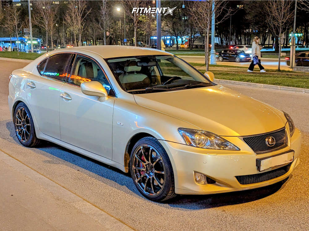 2007 Lexus IS250 Base with 18x8.5 Advan Racing Rs and Continental ...