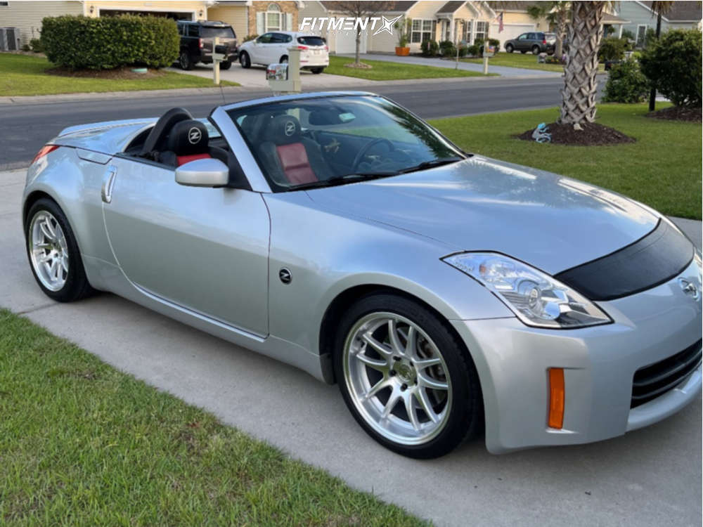 2007 Nissan 350Z Enthusiast with 18x9.5 Aodhan Ds02 and Continental ...