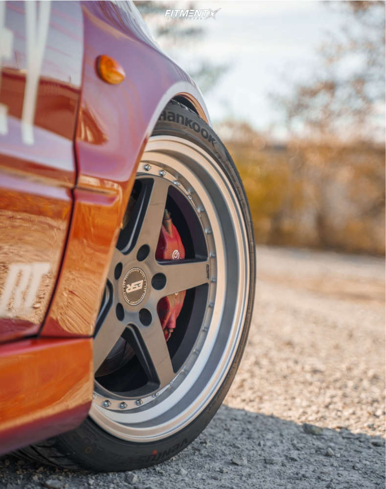 2003 Mitsubishi Lancer Evolution with 18x9.5 ESR Cs5 and Federal 245x40 ...
