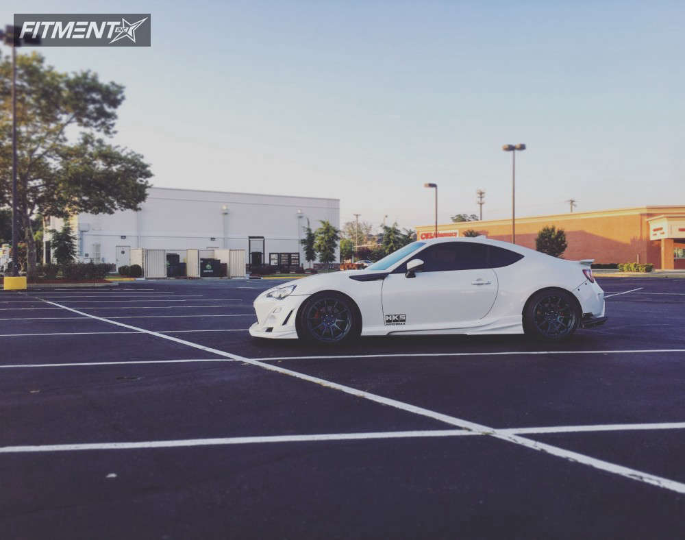 2015 Subaru BRZ Sport-tech with 18x10 Volk Ze40 and Yokohama 255x35 on ...