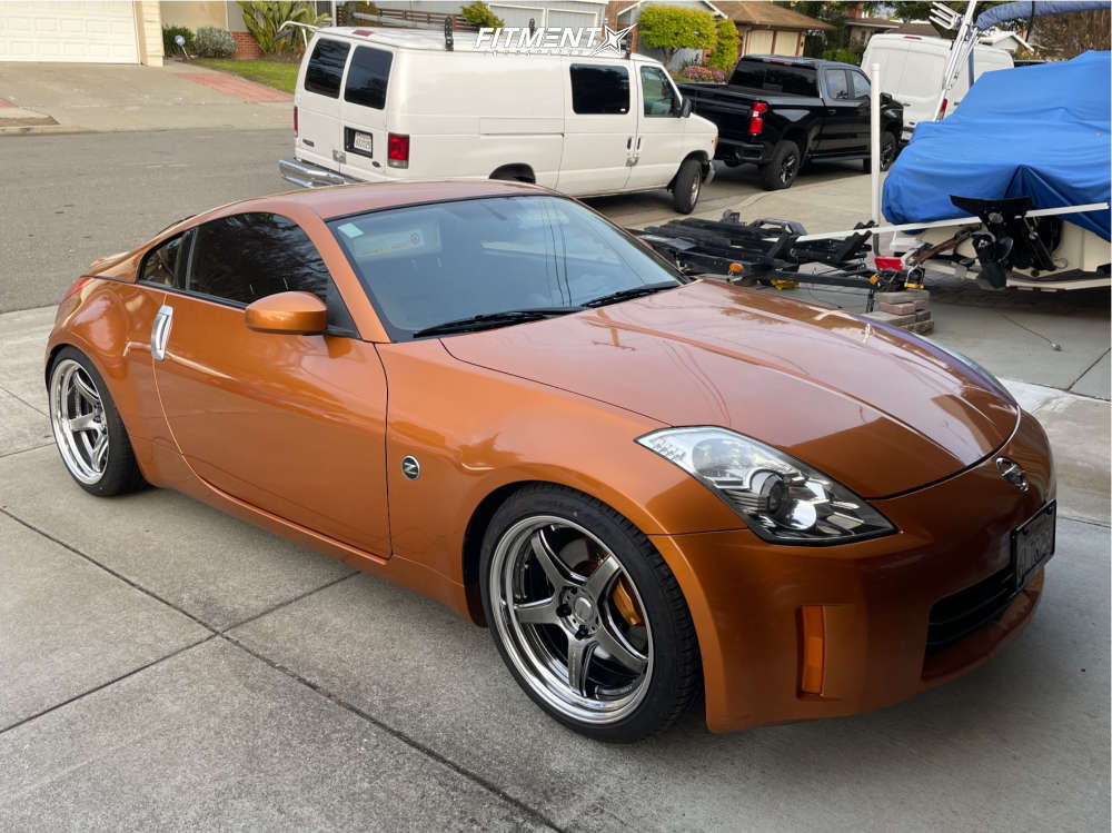 2006 Nissan 350Z Track with 19x9.5 Work Emotion T5R 2P and Falken ...