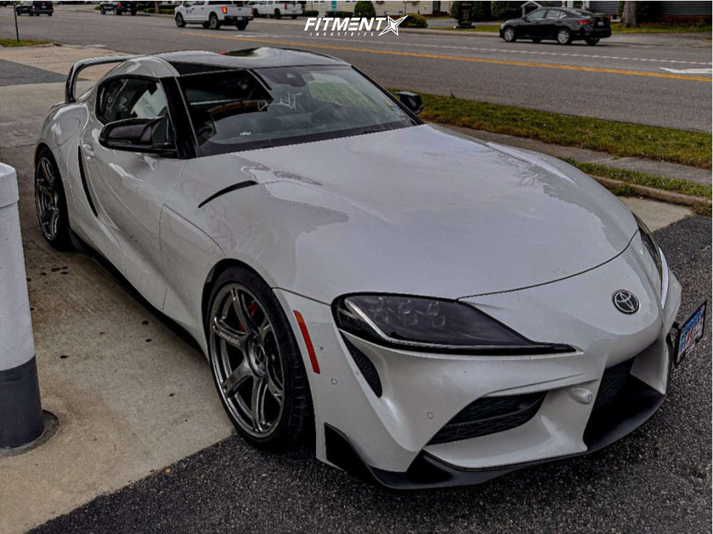 2023 Toyota GR Supra A91-MT Edition with 19x9.5 Volk Te037 6061 and ...