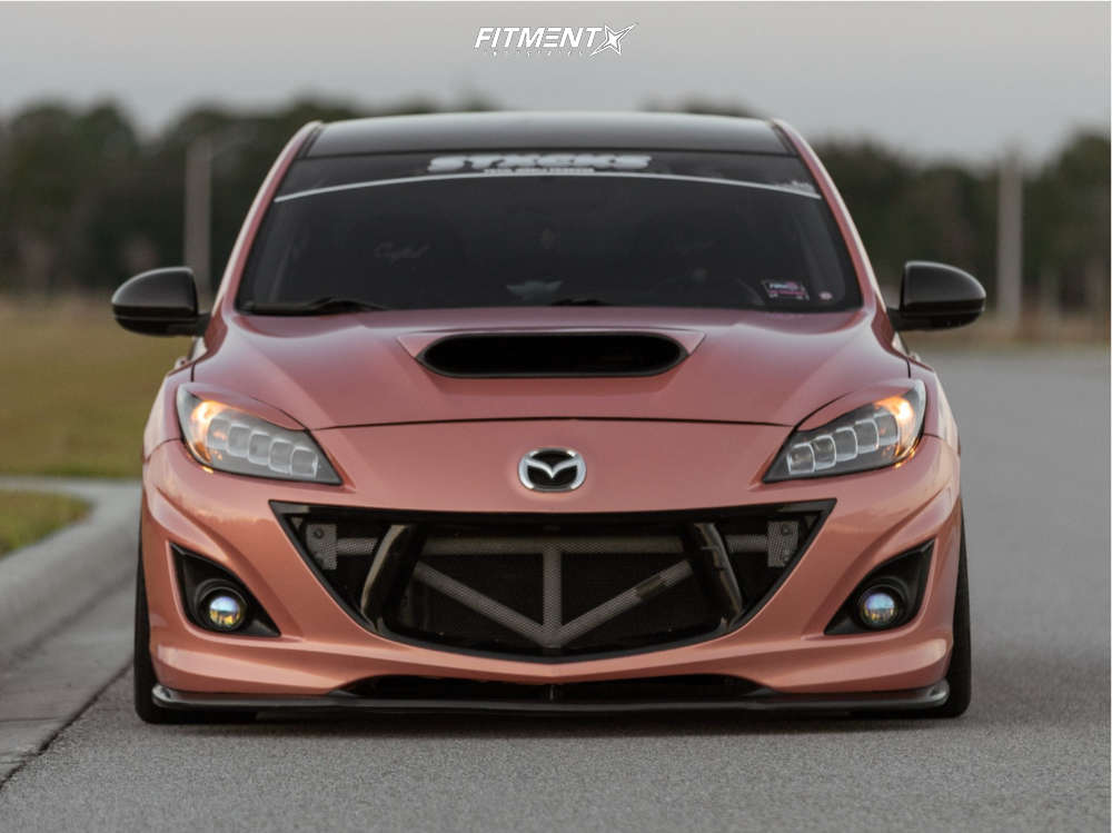 2013 Mazda 3 i with 17x9.5 Rays Engineering Te37v and Hankook 255x40 on ...