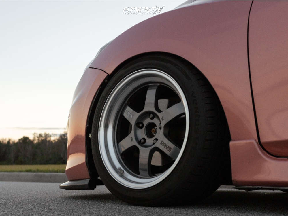 2013 Mazda 3 i with 17x9.5 Rays Engineering Te37v and Hankook 255x40 on ...