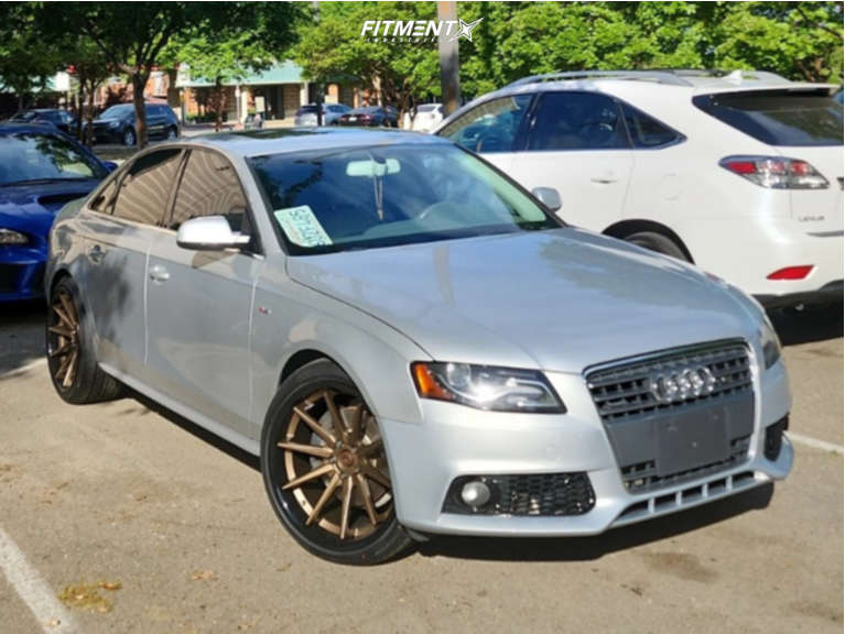 2012 Audi A4 Quattro Base with 20x10.5 Ferrada Fr4 and Vercelli 255x35 ...
