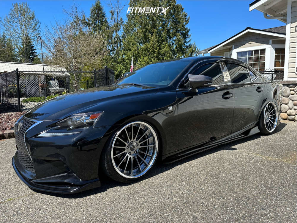 2014 Lexus IS250 F Sport with 19x9.5 SSR Executor CV04S and Nexen ...
