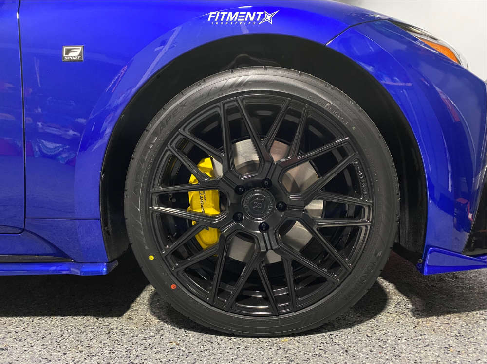 2022 Lexus IS350 F Sport with 19x8.5 Rohana Rfx10 and Yokohama 235x40 ...