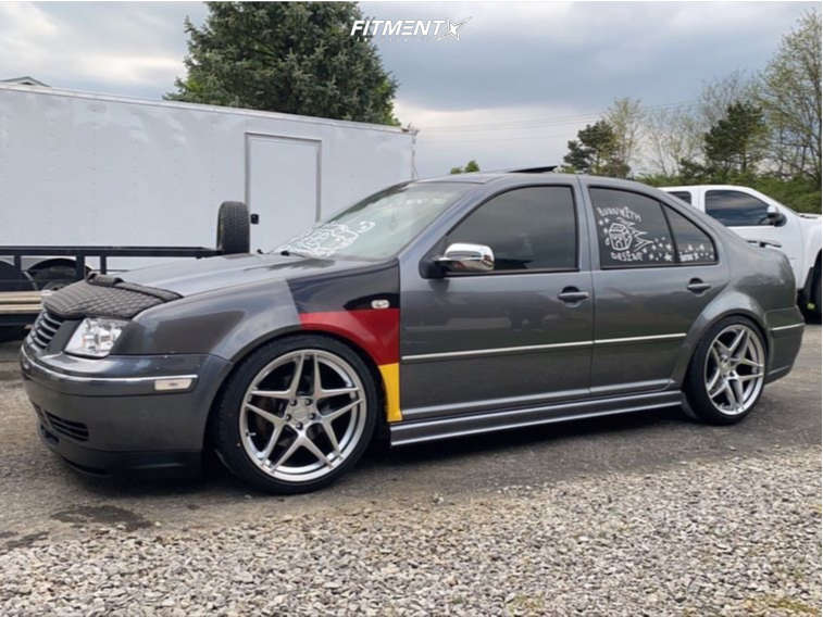 2004 Volkswagen Jetta GLS with 18x9 Kansei Astro and Delinte 225x45 on ...