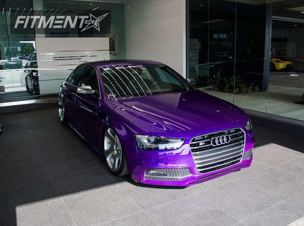 2014 Audi S4 Base with 19x10 Rotiform Tmb and Bridgestone 245x35 on Air ...